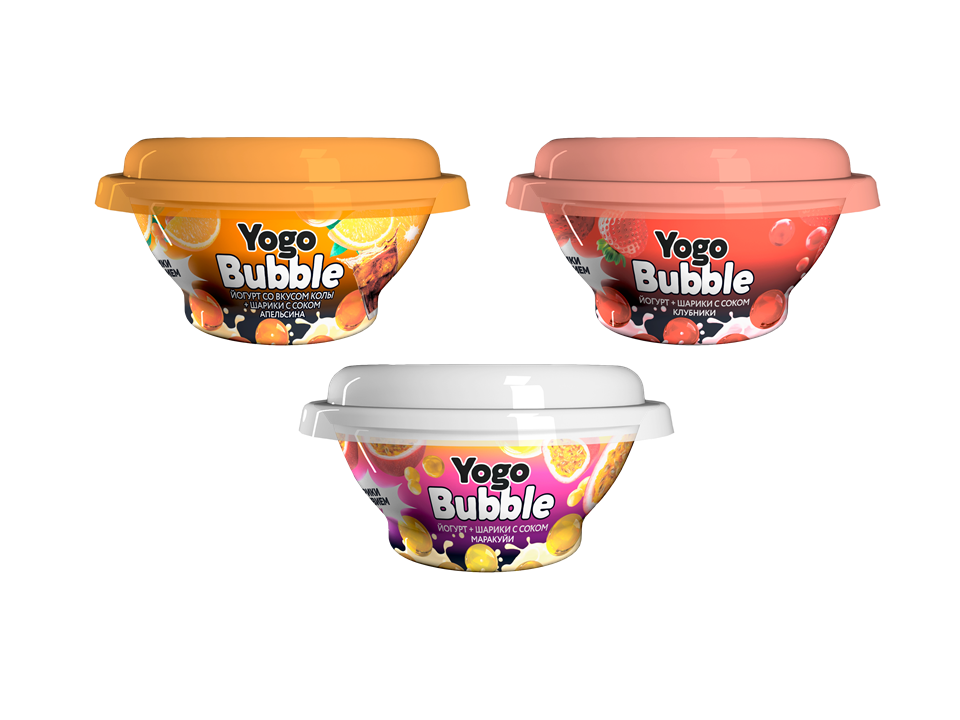 Йогурт Yogo Bubble. Молочный Мир